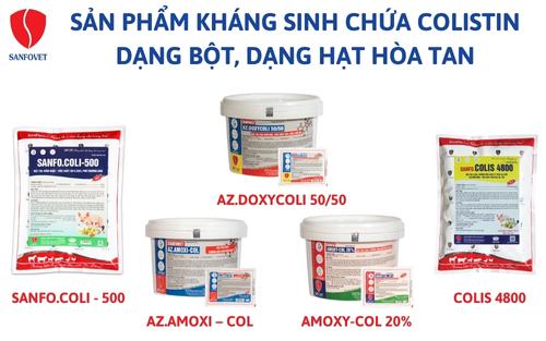 Colistin và những ứng dụng tuyệt vời trong ngành thú y - THUỐC THÚ Y ...