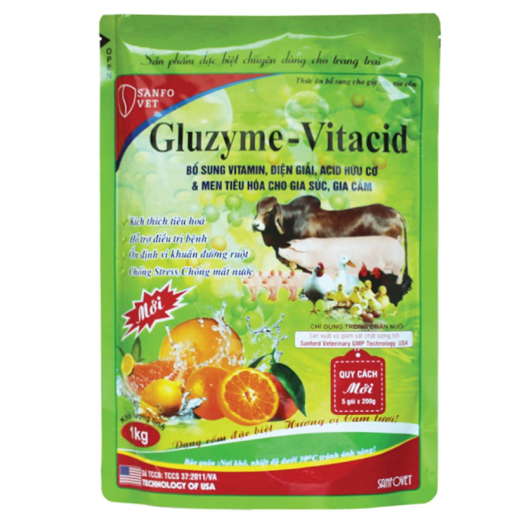 THUỐC THÚ Y GLUZYME - VITACID - THUỐC THÚ Y TRANG TRẠI - TECHNOLOGY USA