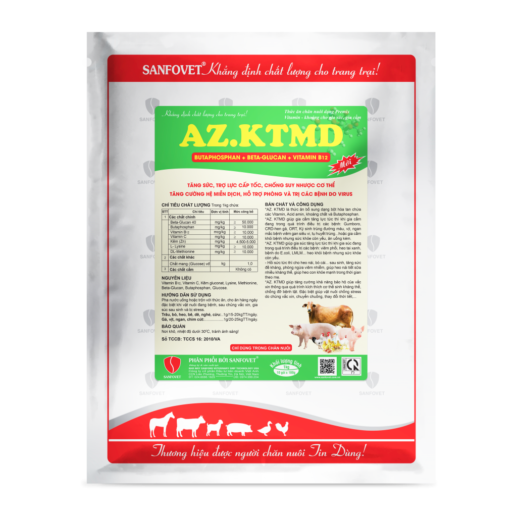 THUỐC THÚ Y AZ.KTMD - THUỐC THÚ Y TRANG TRẠI - TECHNOLOGY USA