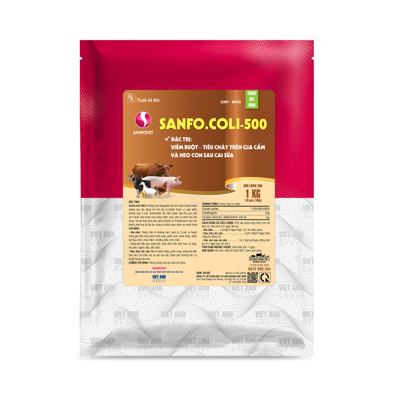 SANFO.COLI-500 - THUỐC THÚ Y TRANG TRẠI - TECHNOLOGY USA