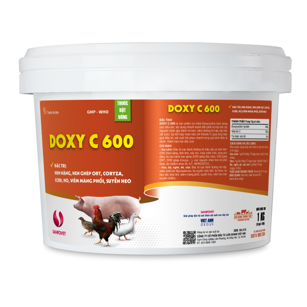 DOXY C 600 - THUỐC THÚ Y TRANG TRẠI - TECHNOLOGY USA