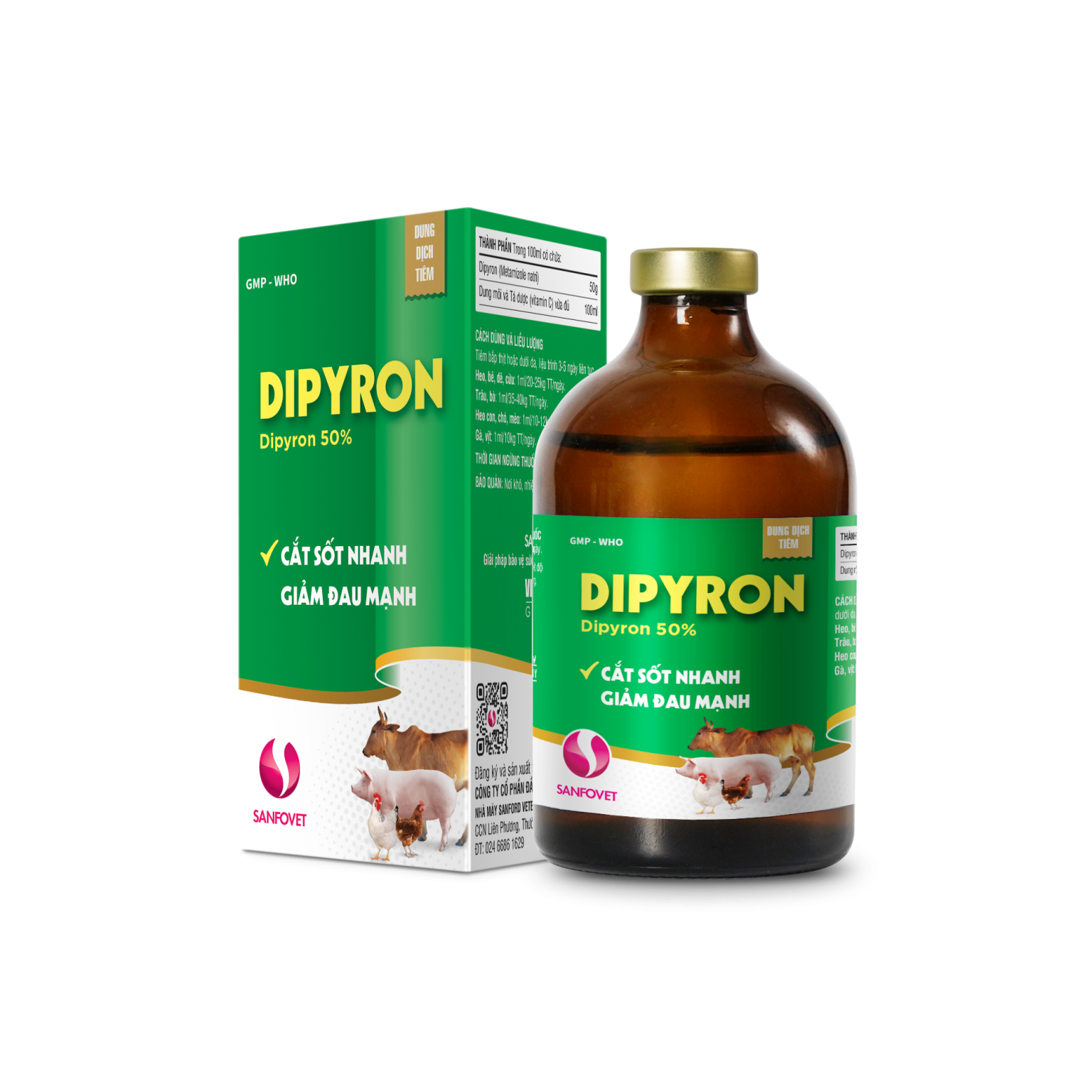 THUỐC THÚ Y DIPYRON - THUỐC THÚ Y TRANG TRẠI - TECHNOLOGY USA