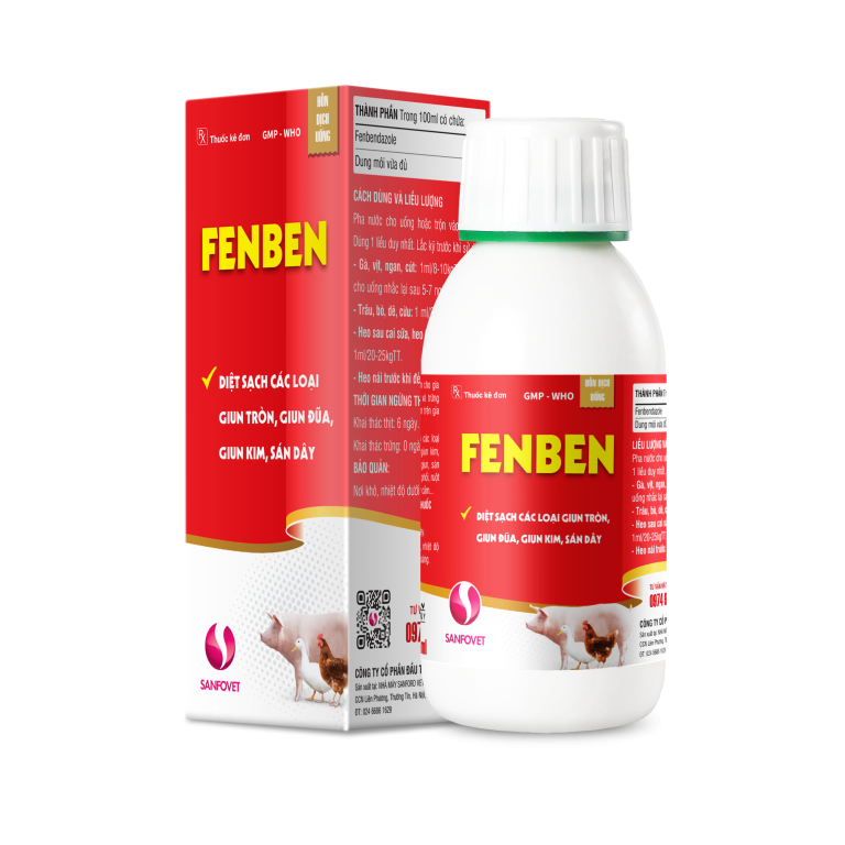 THUỐC THÚ Y FENBEN - THUỐC THÚ Y TRANG TRẠI - TECHNOLOGY USA