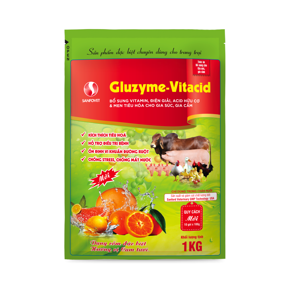 THUỐC THÚ Y GLUZYME-VITACID - THUỐC THÚ Y TRANG TRẠI - TECHNOLOGY USA