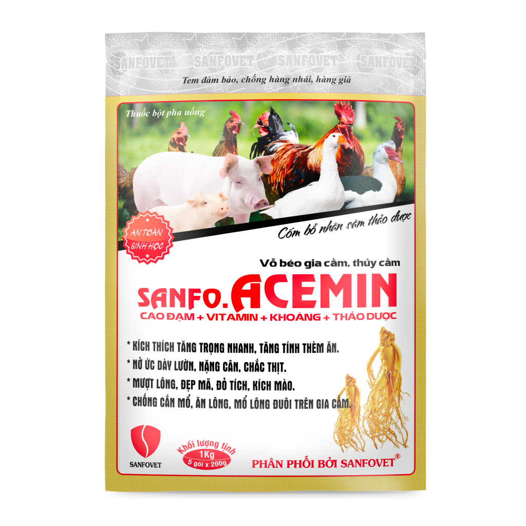 THUỐC THÚ Y SANFO.ACEMIN - THUỐC THÚ Y TRANG TRẠI - TECHNOLOGY USA