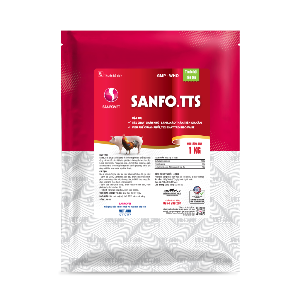 THUỐC THÚ Y SANFO.TTS - THUỐC THÚ Y TRANG TRẠI - TECHNOLOGY USA